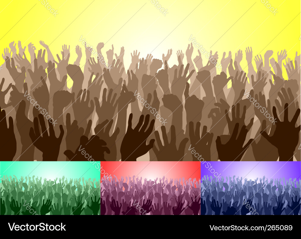 Crowd Royalty Free Vector Image - VectorStock
