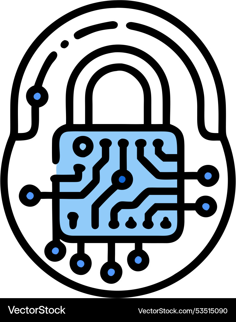 Data shield systems comprehensive protection Vector Image