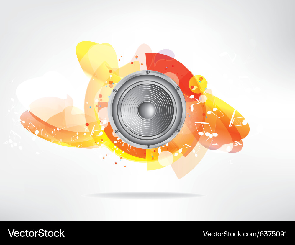 Abstract music background Royalty Free Vector Image