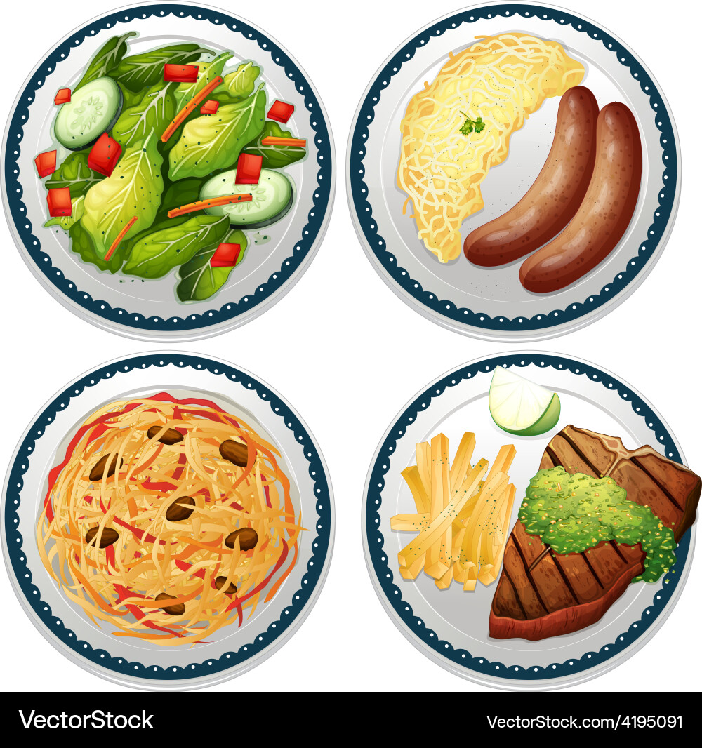 Meal Royalty Free Vector Image - VectorStock