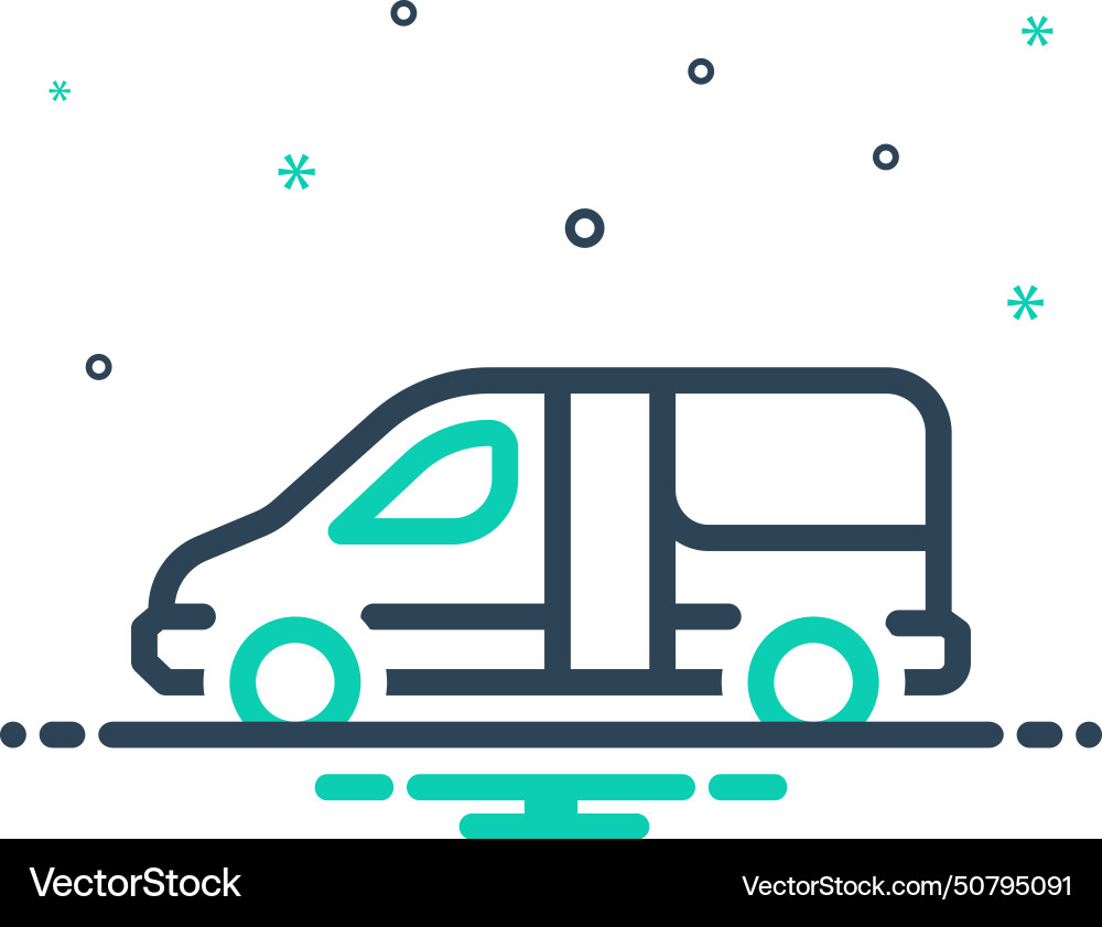 Van Royalty Free Vector Image - VectorStock