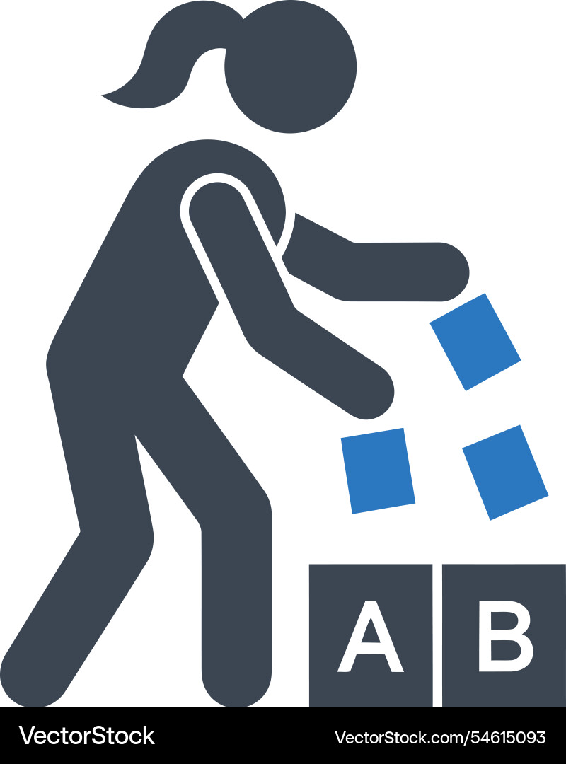 Box sorting icon Royalty Free Vector Image - VectorStock