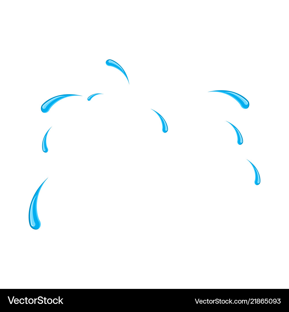 Comic Sweat Droplets - Character Art Royalty Free Vector