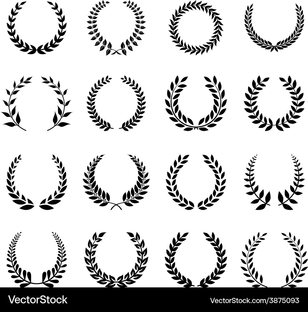 Laurel wreath Royalty Free Vector Image - VectorStock
