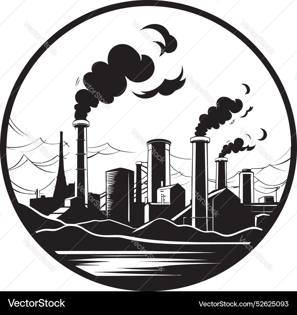 Smog signals graphics and icon compilation Vector Image