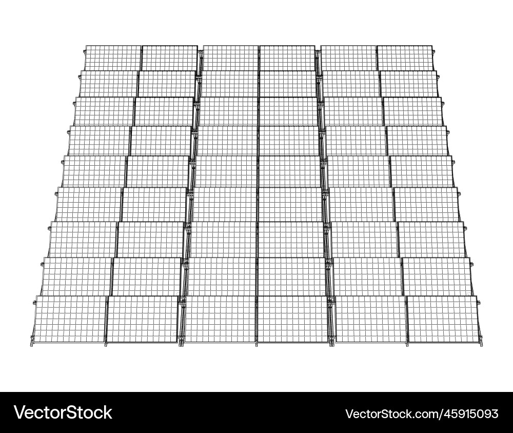 Solar panel concept Royalty Free Vector Image - VectorStock
