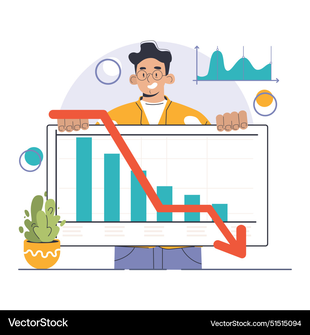 Amortization and depreciation set calculating Vector Image