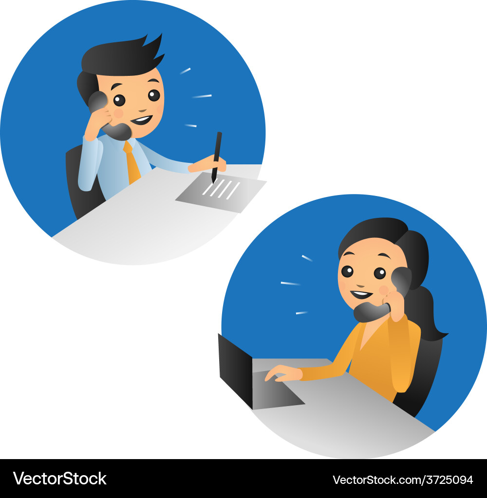 Phone call Royalty Free Vector Image - VectorStock