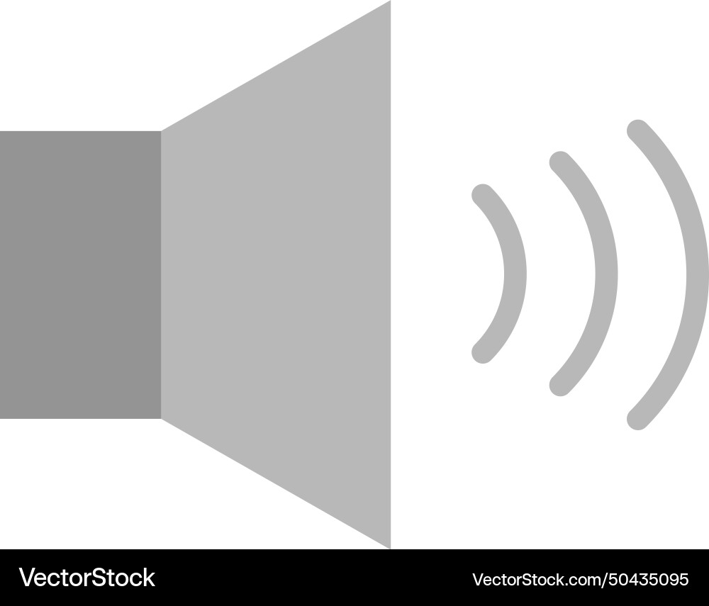 Volume icon image Royalty Free Vector Image - VectorStock