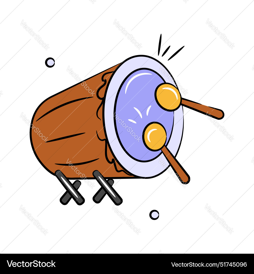 Bedug Royalty Free Vector Image - VectorStock