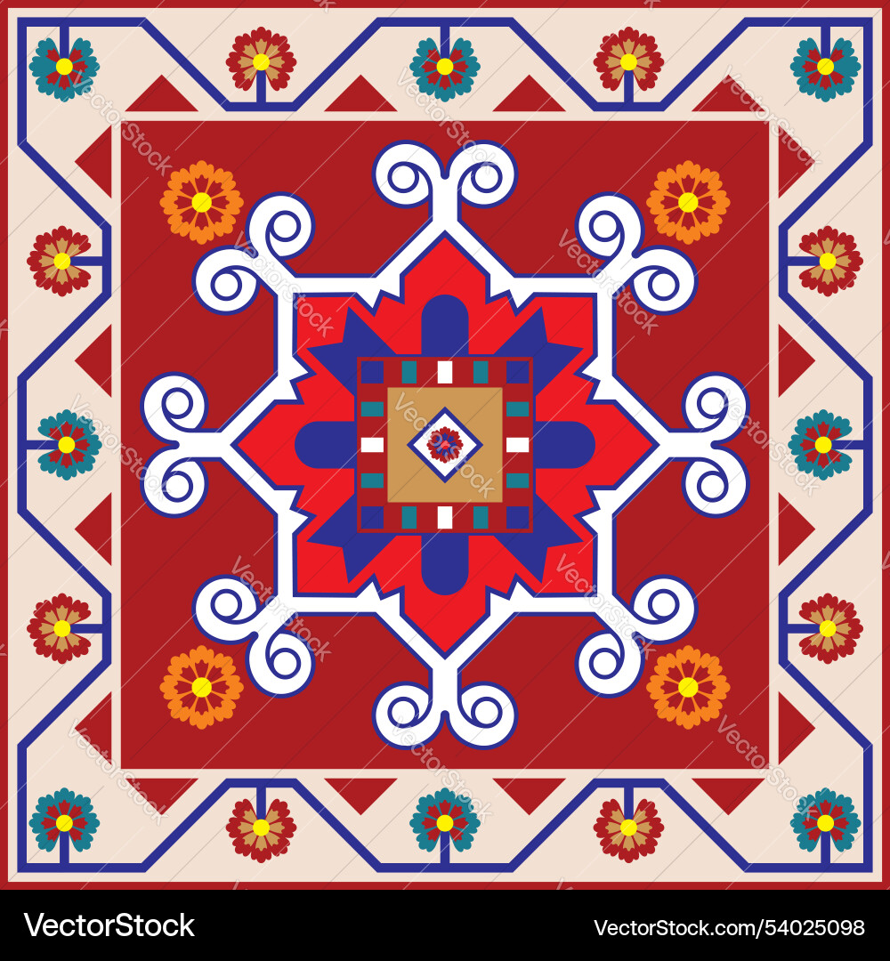 Carpet pattern Royalty Free Vector Image - VectorStock