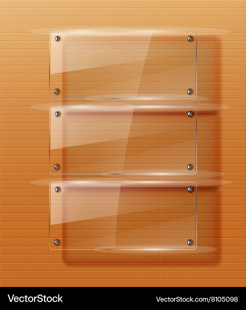 Glass framework Royalty Free Vector Image - VectorStock