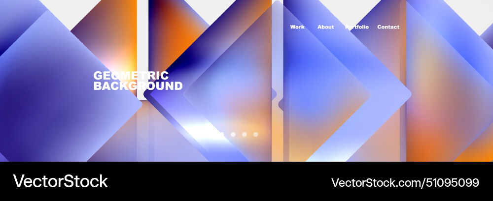 A blue and orange abstract background Royalty Free Vector