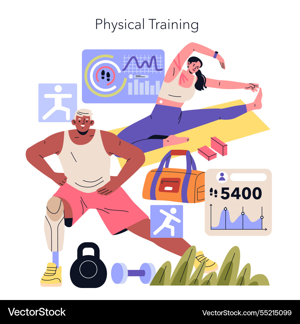 Biohacking flat Royalty Free Vector Image - VectorStock