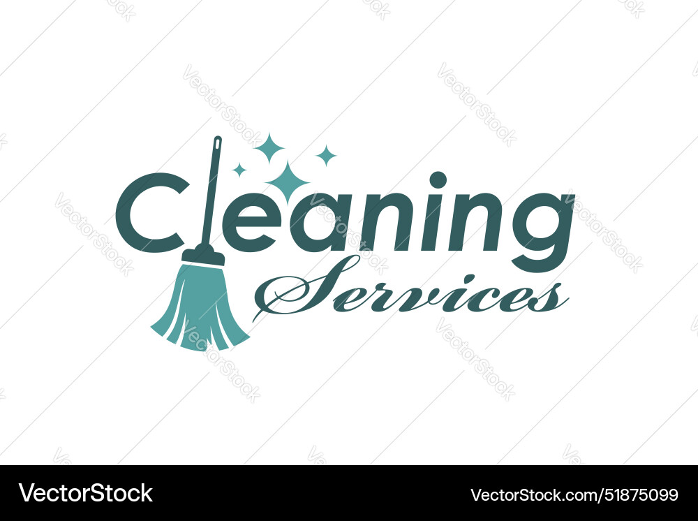 Cleaning service design Royalty Free Vector Image