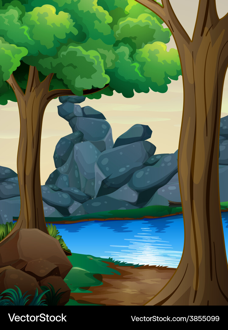 River Royalty Free Vector Image - VectorStock