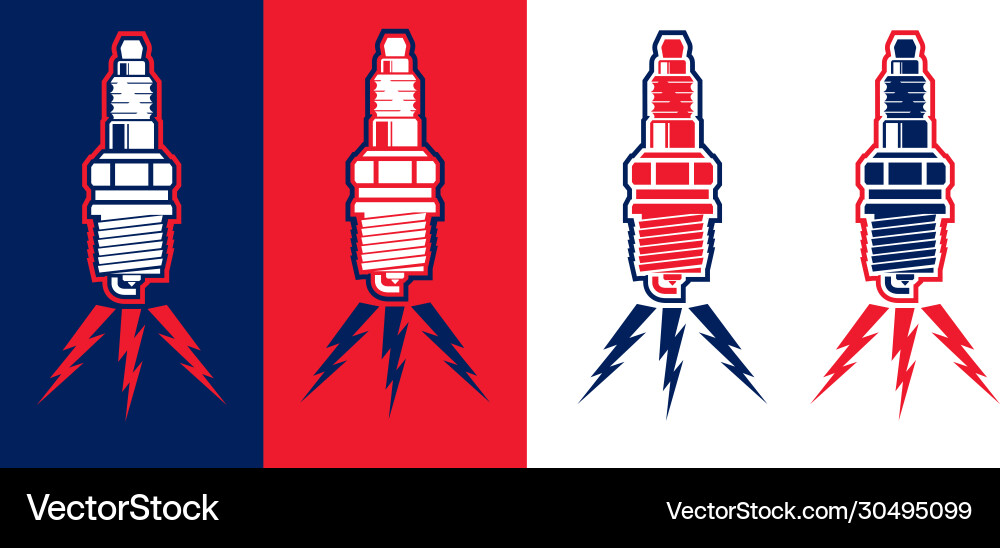 Spark plug Royalty Free Vector Image - VectorStock