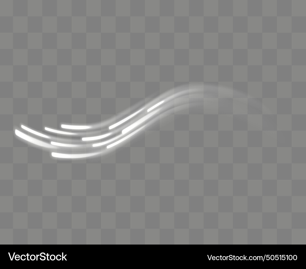 Glowing white speed lines high abstract Royalty Free Vector