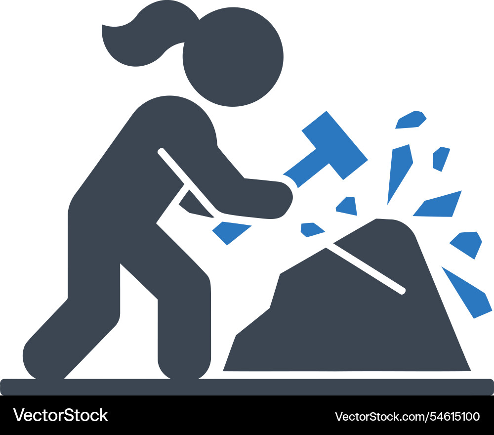 Hard work icon Royalty Free Vector Image - VectorStock