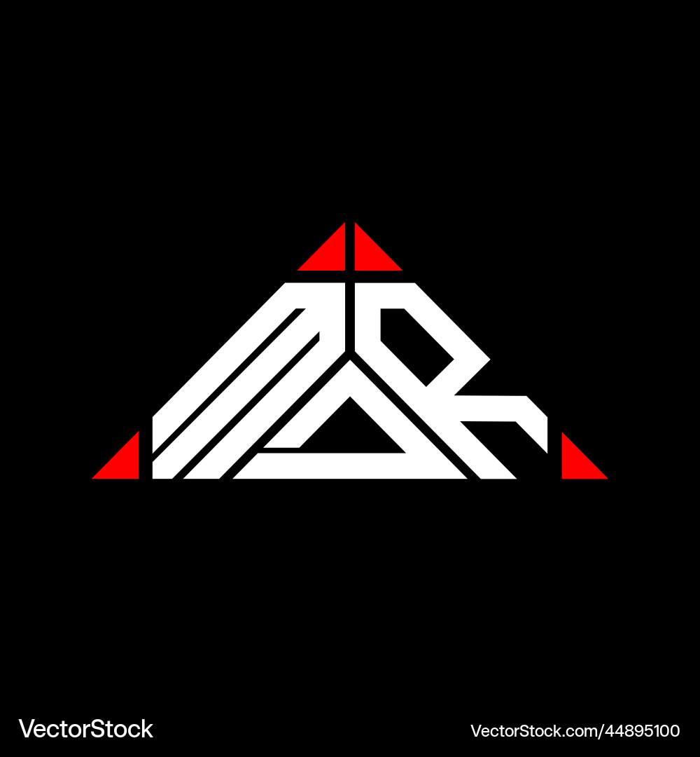 Mdr letter logo creative design with graphic Vector Image