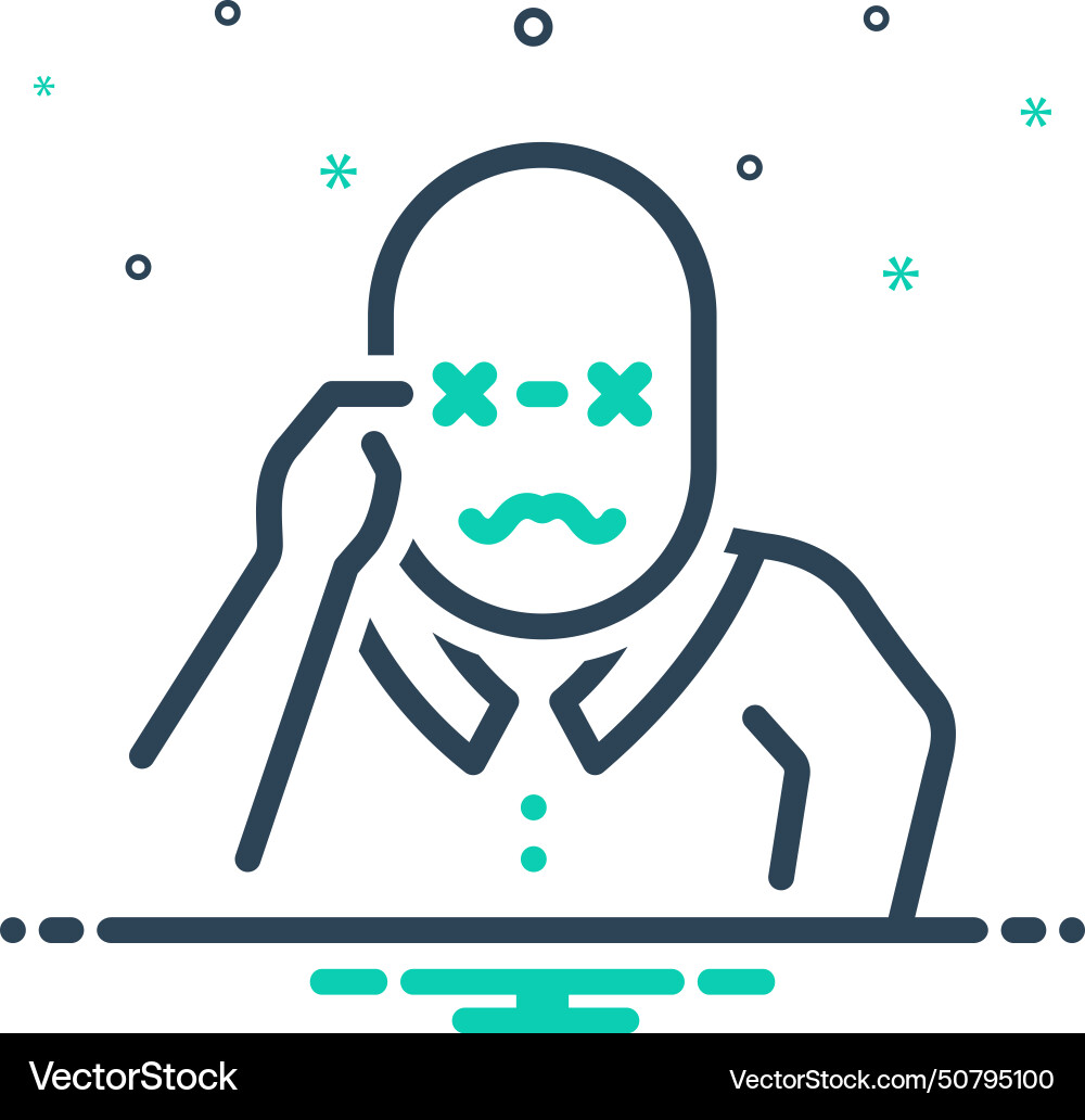 Vision loss Royalty Free Vector Image - VectorStock