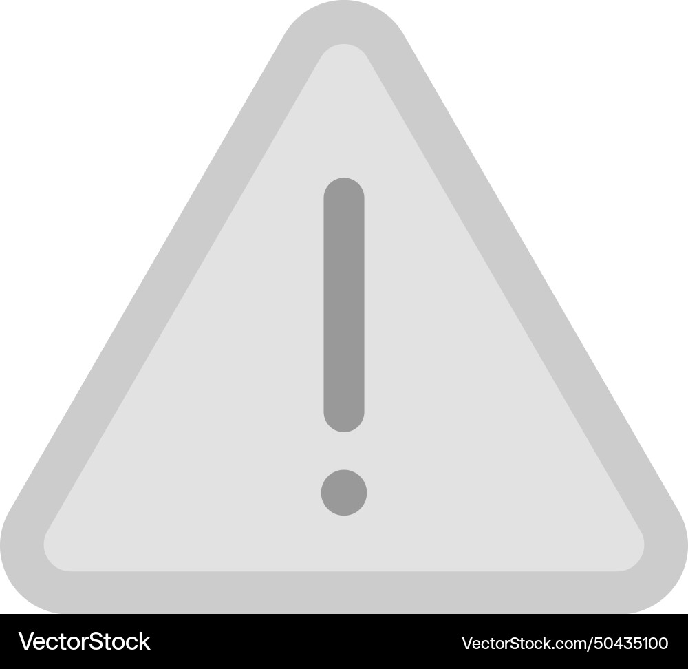 Warning sign icon image Royalty Free Vector Image