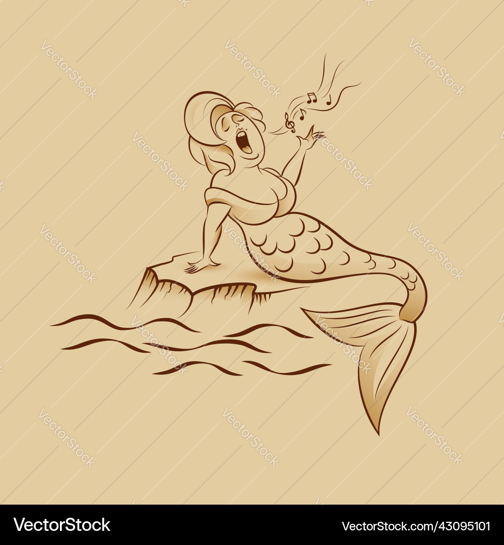 Mermaid Royalty Free Vector Image - VectorStock