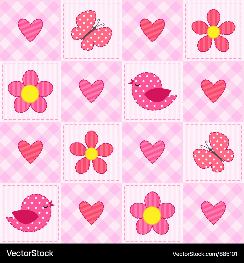 Pink pattern Royalty Free Vector Image - VectorStock