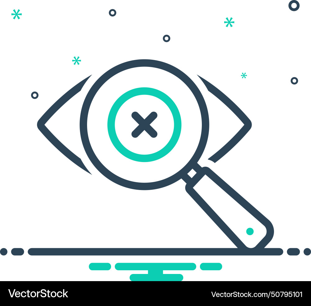 Vision loss Royalty Free Vector Image - VectorStock