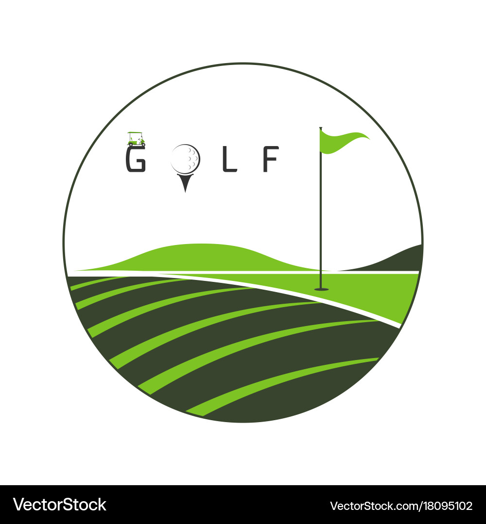Golf Club Logo Set Royalty Free Vector Image - VectorStock