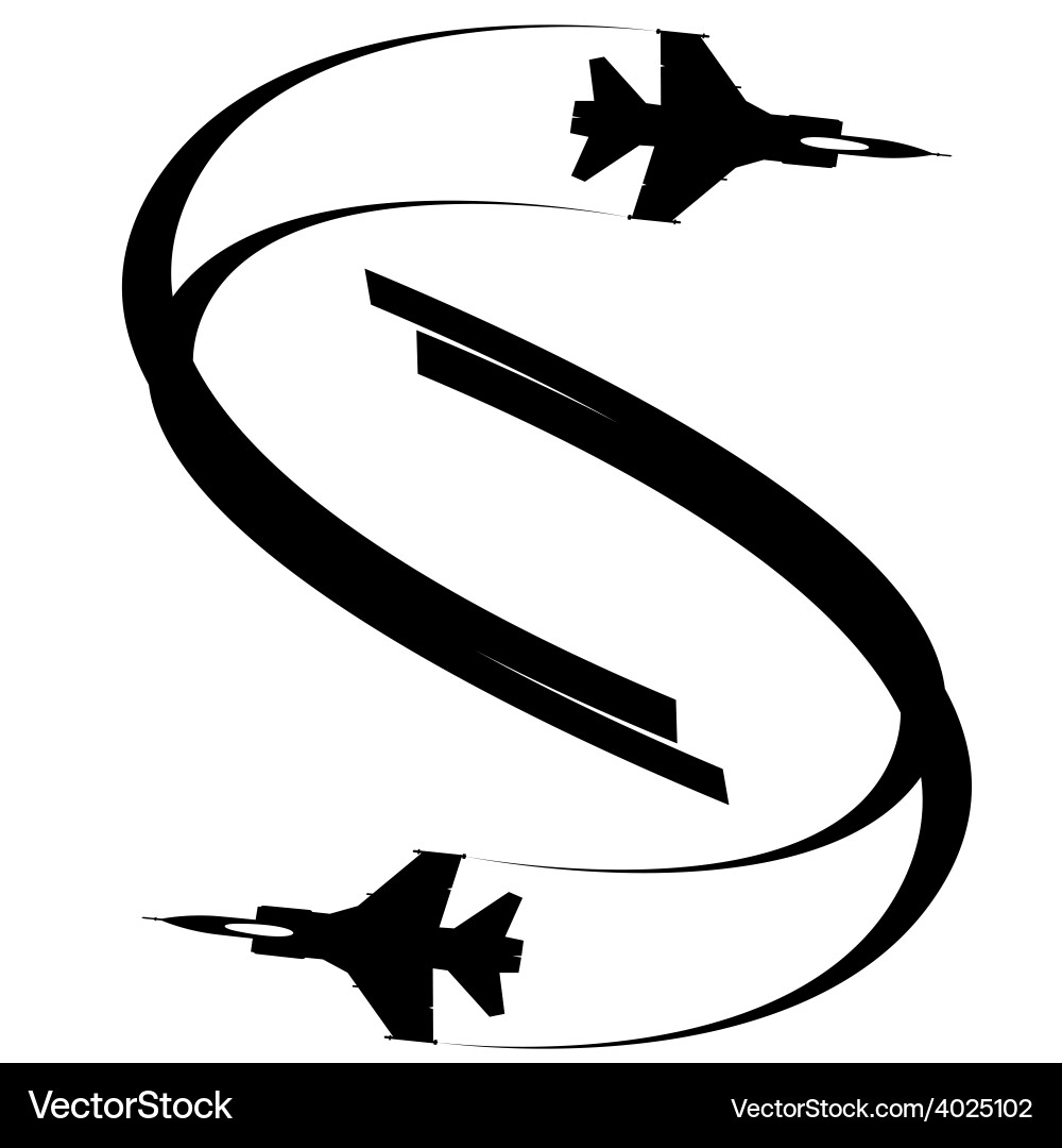 Military aircraft Royalty Free Vector Image - VectorStock