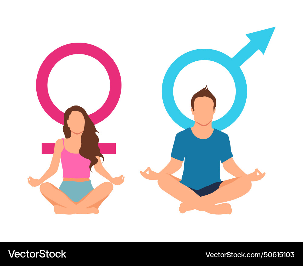 Male and female icon Royalty Free Vector Image