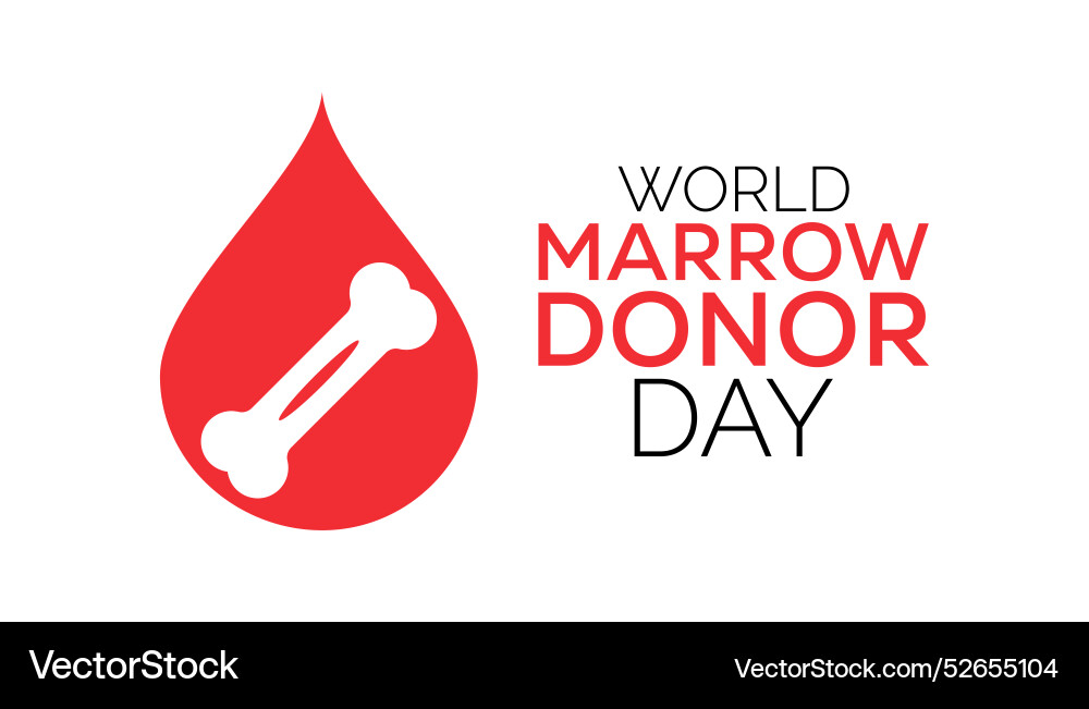 World marrow donor day Royalty Free Vector Image