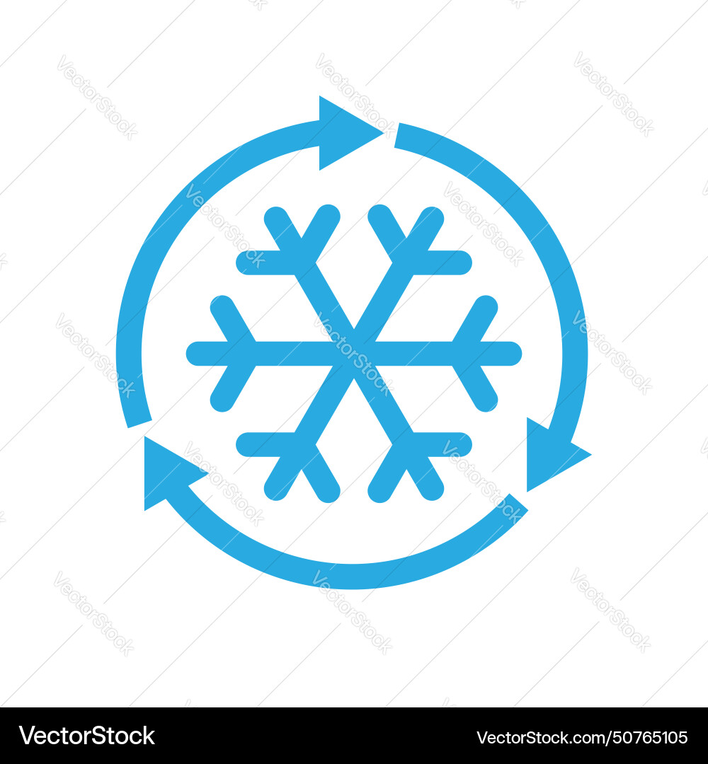 Freezer control Royalty Free Vector Image - VectorStock