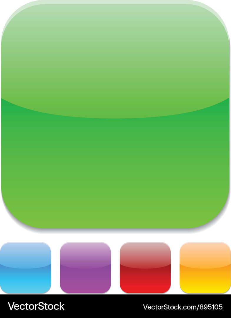 High-detailed buttons Royalty Free Vector Image