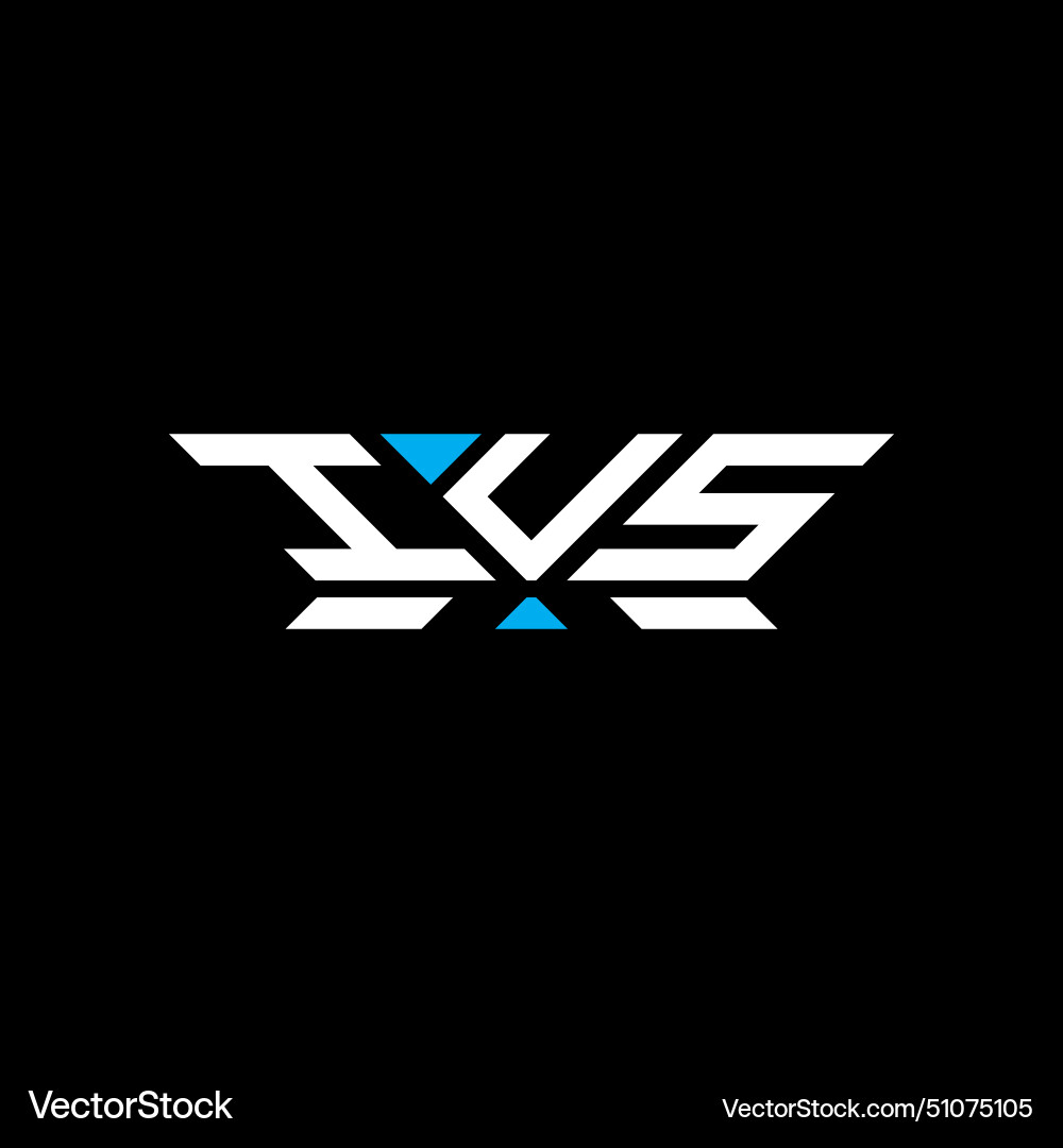 Ius letter logo design ius simple and modern logo Vector Image