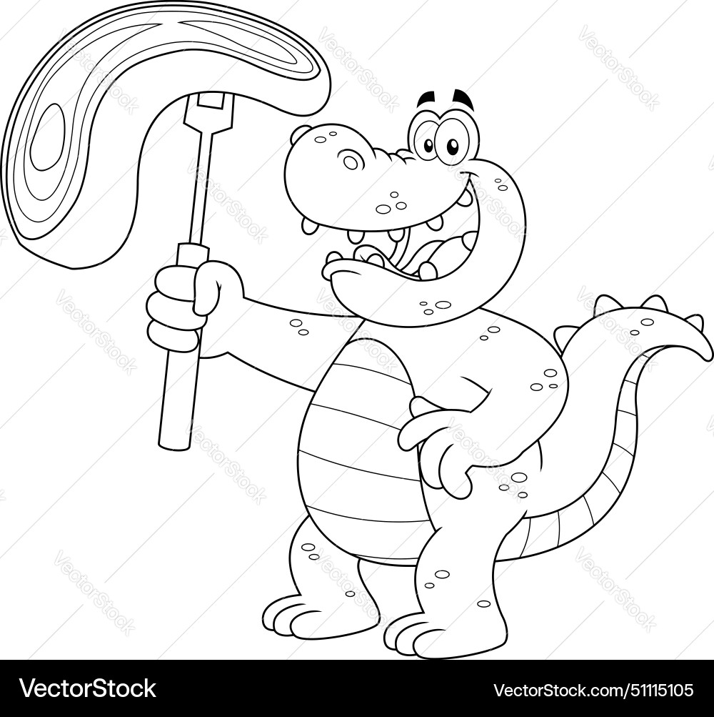 Line Drawing Crocodile Vector Images (over 1,600)