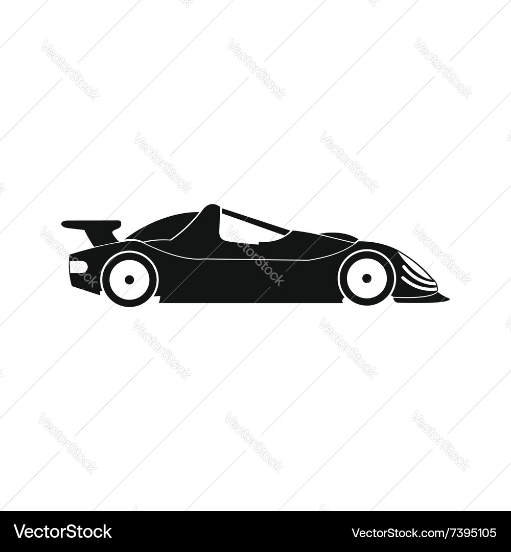 Race Car Icon - Speed Royalty Free Vector Image