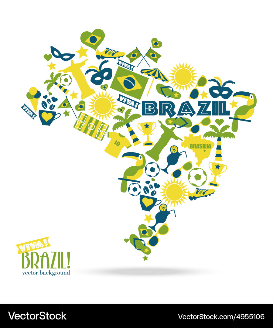 Brazil Royalty Free Vector Image - VectorStock