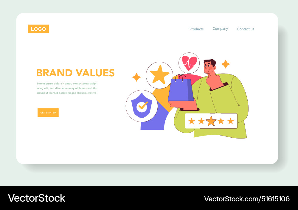 Millennials targeting flat Royalty Free Vector Image