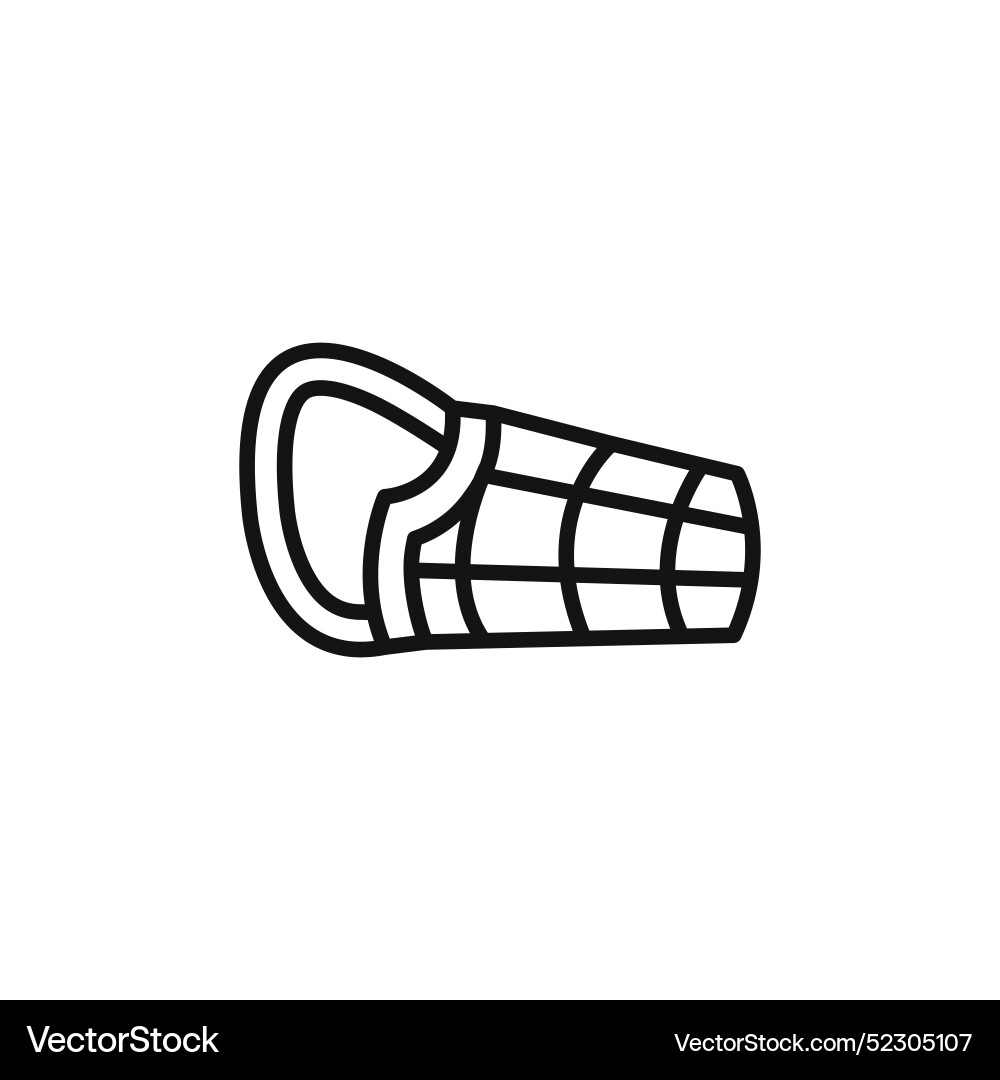 Dog muzzle icon outline collection in black Vector Image