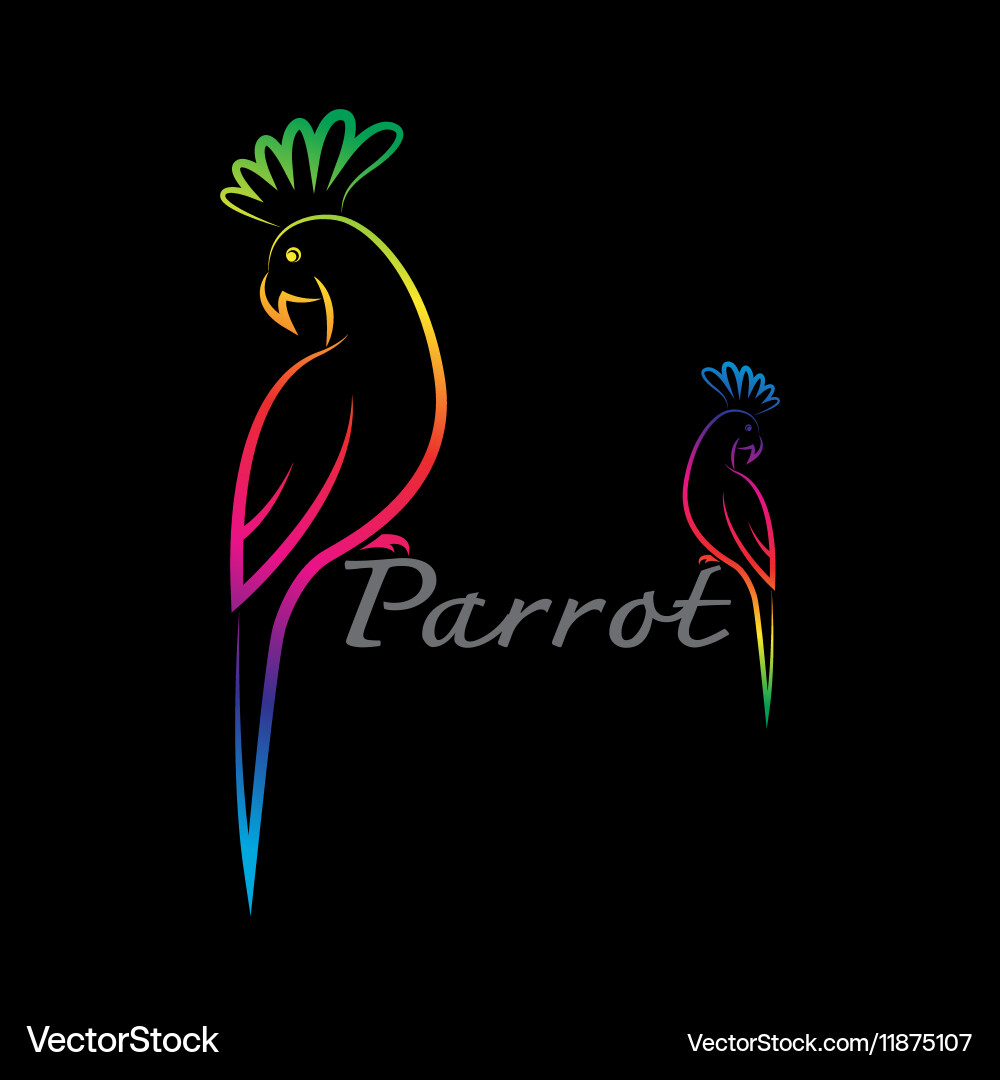 Parrot design Royalty Free Vector Image - VectorStock