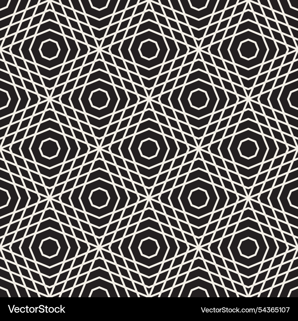Seamless pattern repeating geometric elements Vector Image