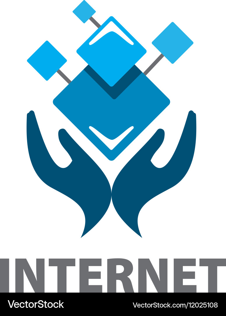 Logo internet Royalty Free Vector Image - VectorStock