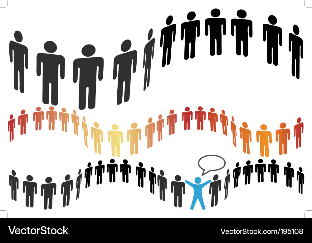 People Royalty Free Vector Image - VectorStock