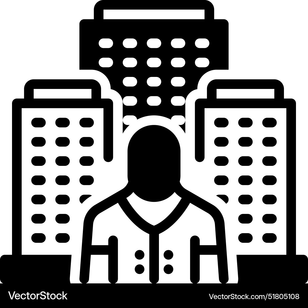 Property agent Royalty Free Vector Image - VectorStock