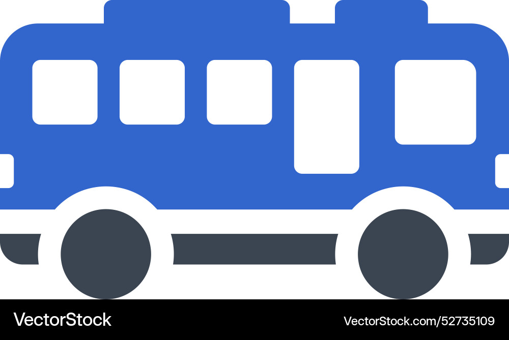 Bus transport icon Royalty Free Vector Image - VectorStock