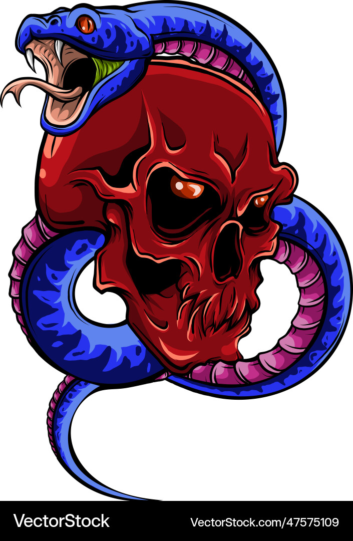 Colorful Snake Illustration Royalty Free Vector Image