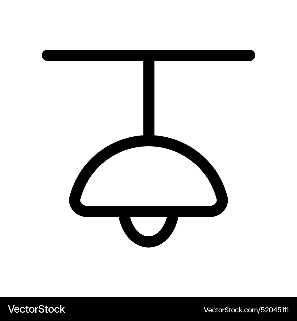 Ceiling spotlight icon design in filled and Vector Image