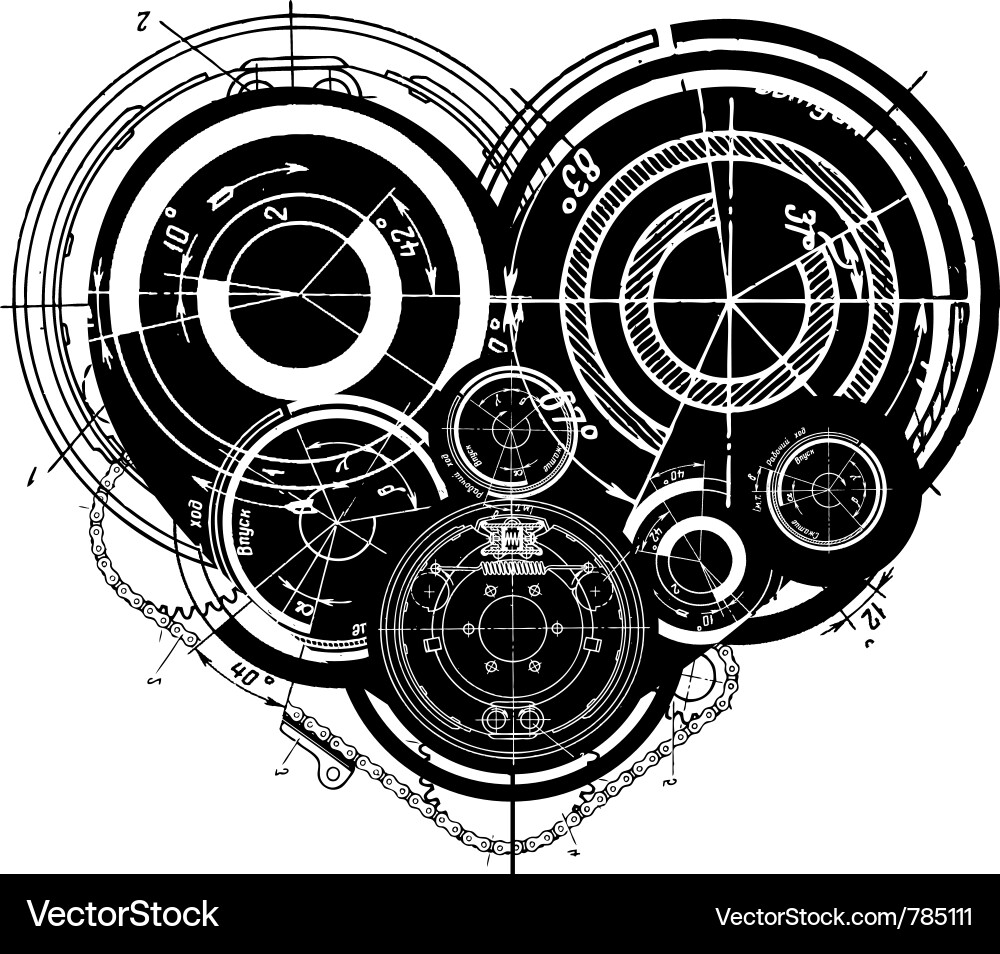 Mechanic Heart Vector Images (over 6,600)